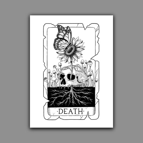 Death Tarot Card Print – HEYEMILYDEE SHOP