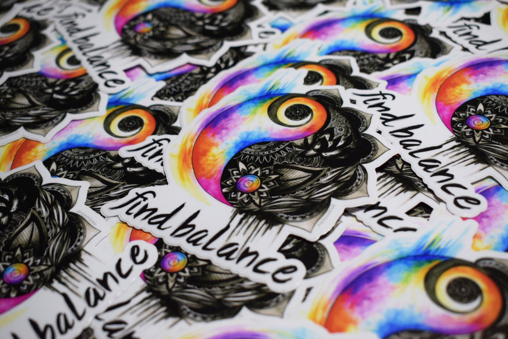 Find Balance Sticker – HEYEMILYDEE SHOP
